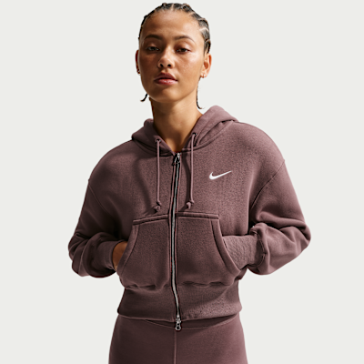 Nike Sportswear Phoenix Fleece Women's Loose Full-Zip Cropped